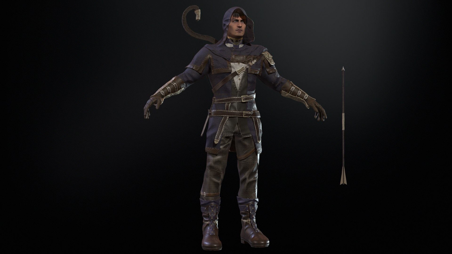 3D Model NPC Archer - TurboSquid 2274997