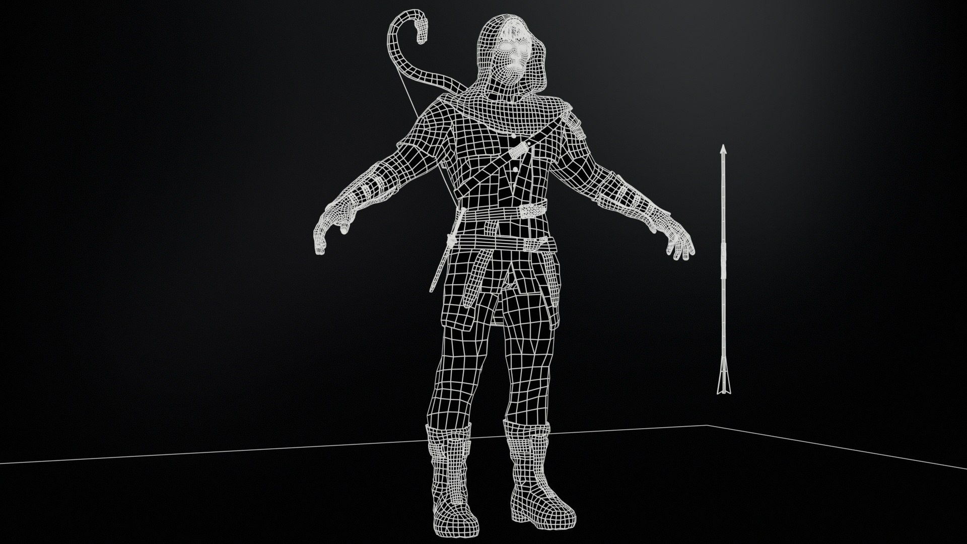 3D Model NPC Archer - TurboSquid 2274997