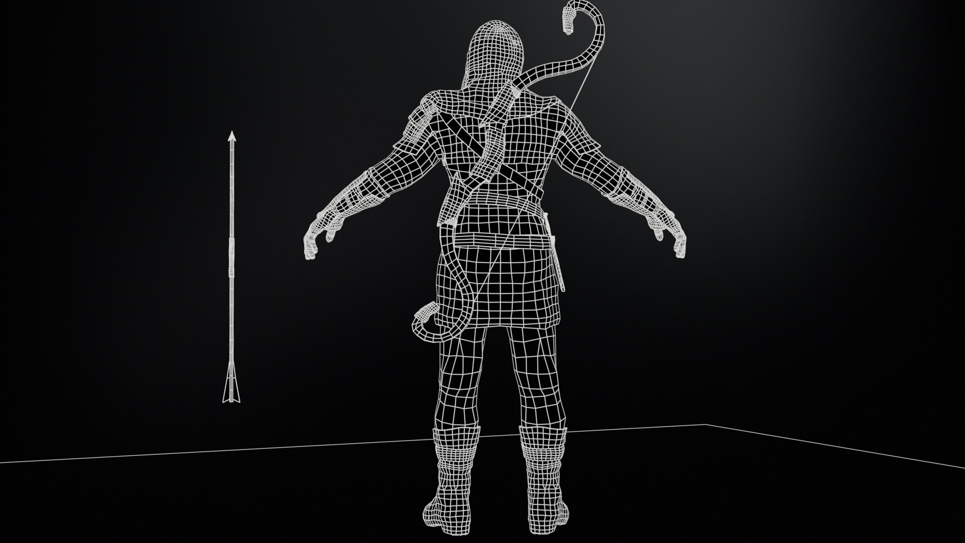 3D Model NPC Archer - TurboSquid 2274997