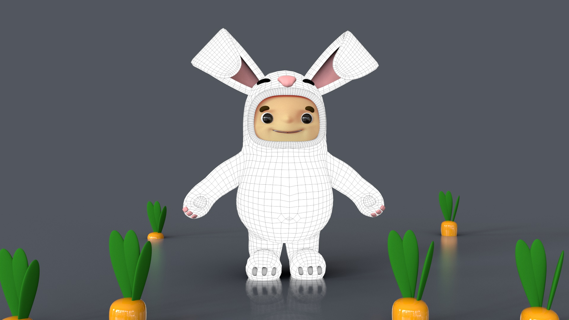 Cute Baby Banny Model - TurboSquid 1910980