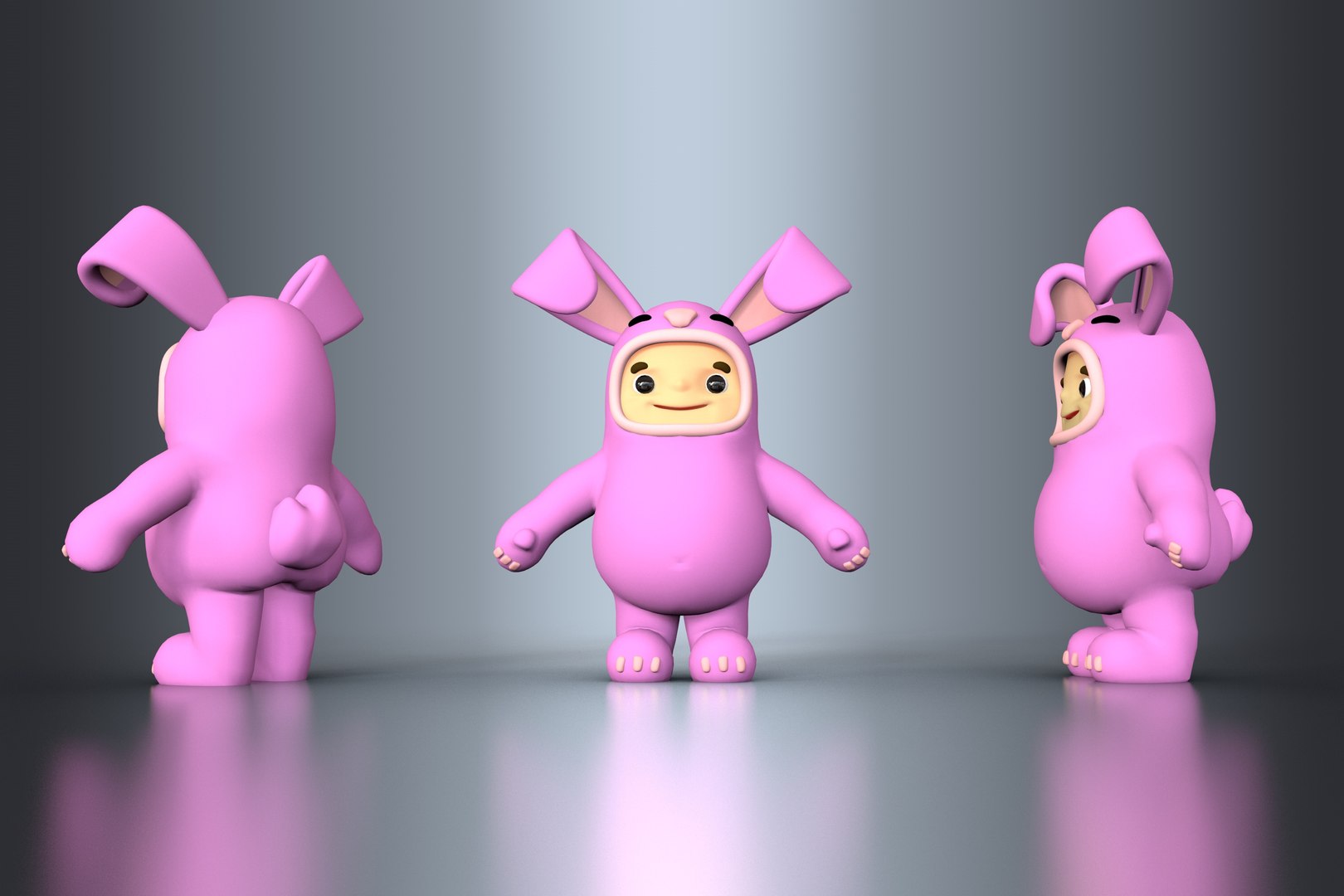 Cute Baby Banny Model - TurboSquid 1910980