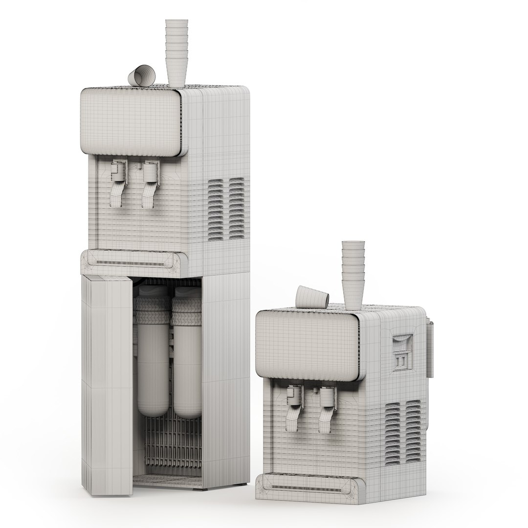 3D Avalon A7 and A8 Water Cooler model - TurboSquid 2012277