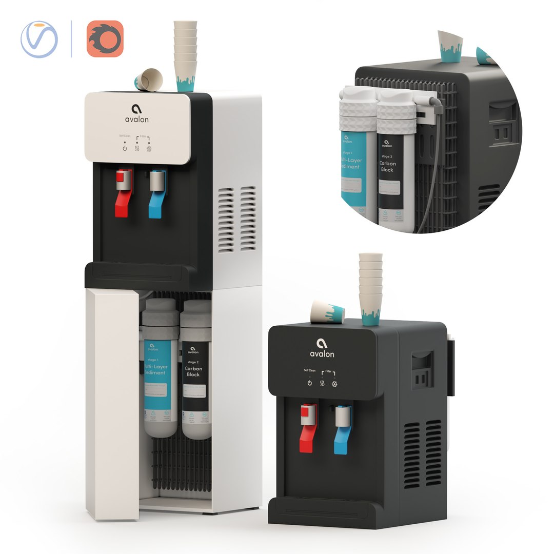 3D Avalon A7 and A8 Water Cooler model - TurboSquid 2012277