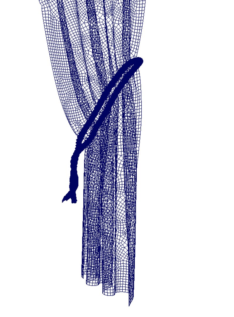 Simple Curatin 3D - TurboSquid 1820543