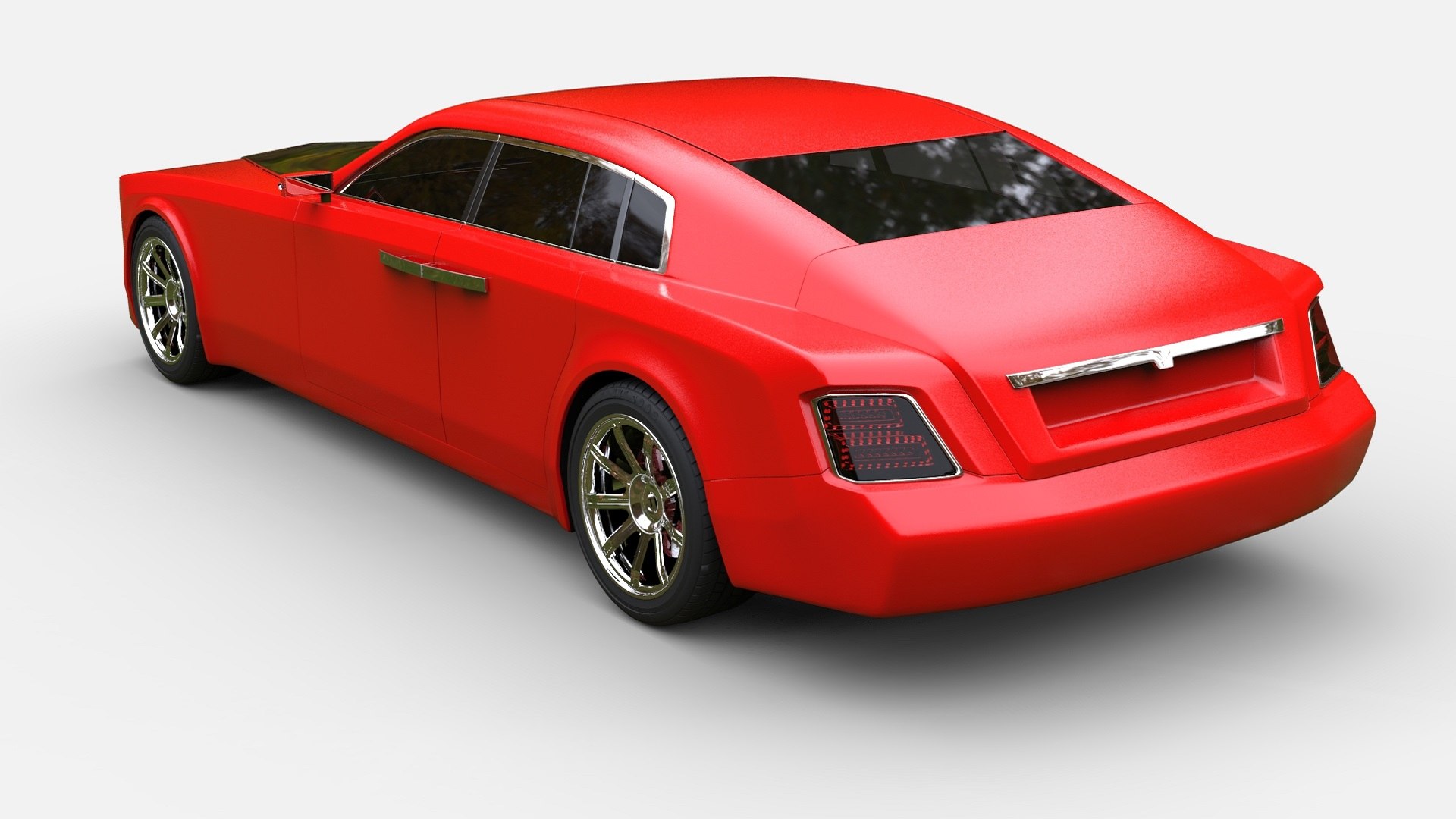 3D Limousine Car Concept Design Model - TurboSquid 1717717