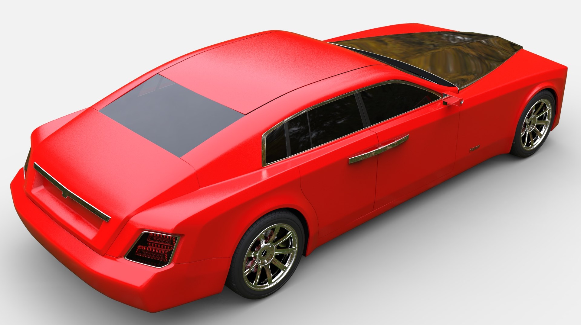 3D Limousine Car Concept Design Model - TurboSquid 1717717