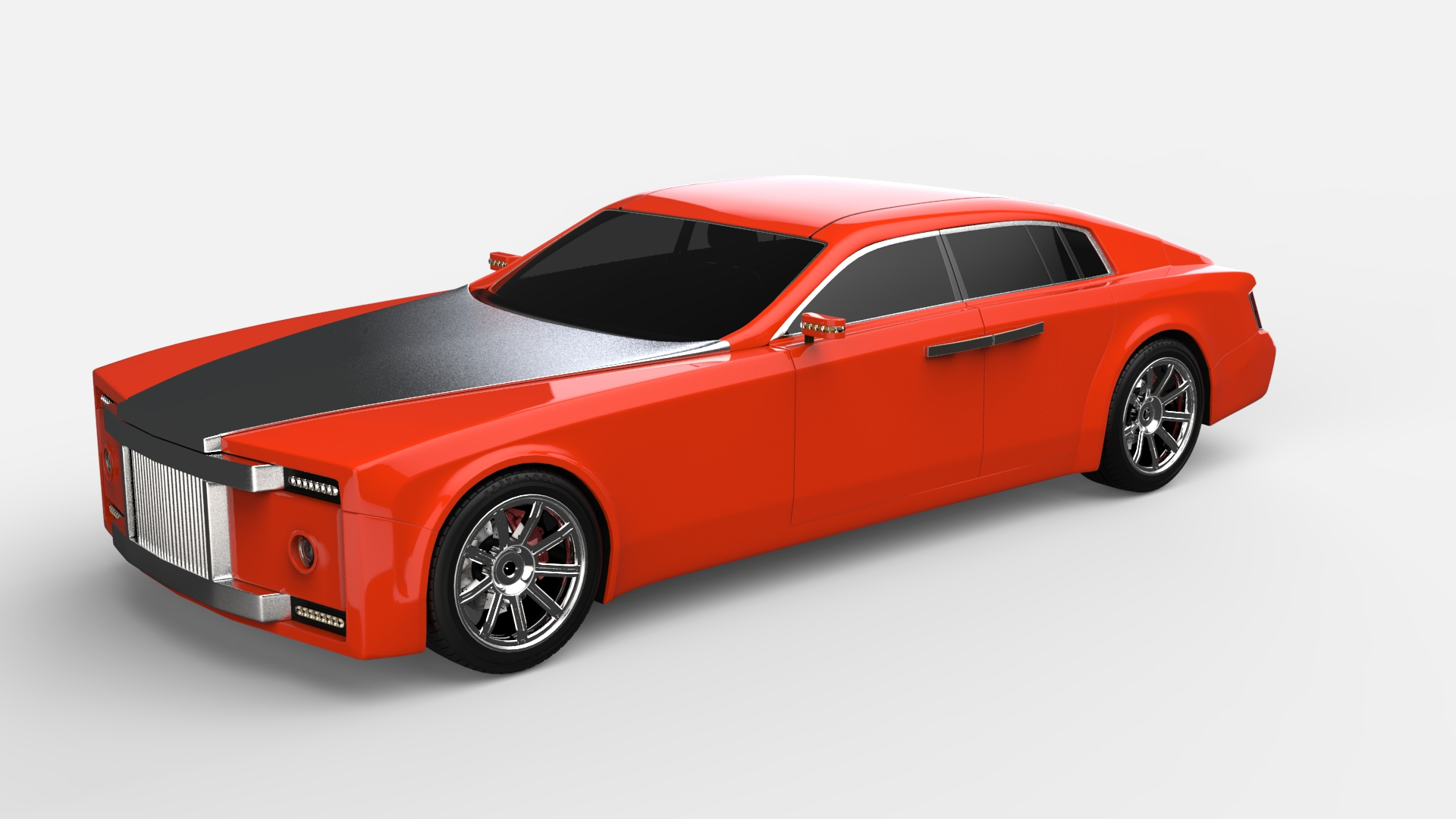 3D Limousine Car Concept Design Model - TurboSquid 1717717
