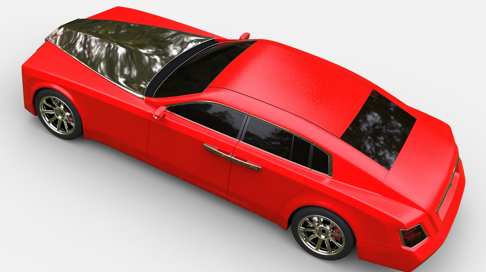 3D Limousine Car Concept Design Model - TurboSquid 1717717