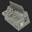 3d Military Boat Control Panel Model