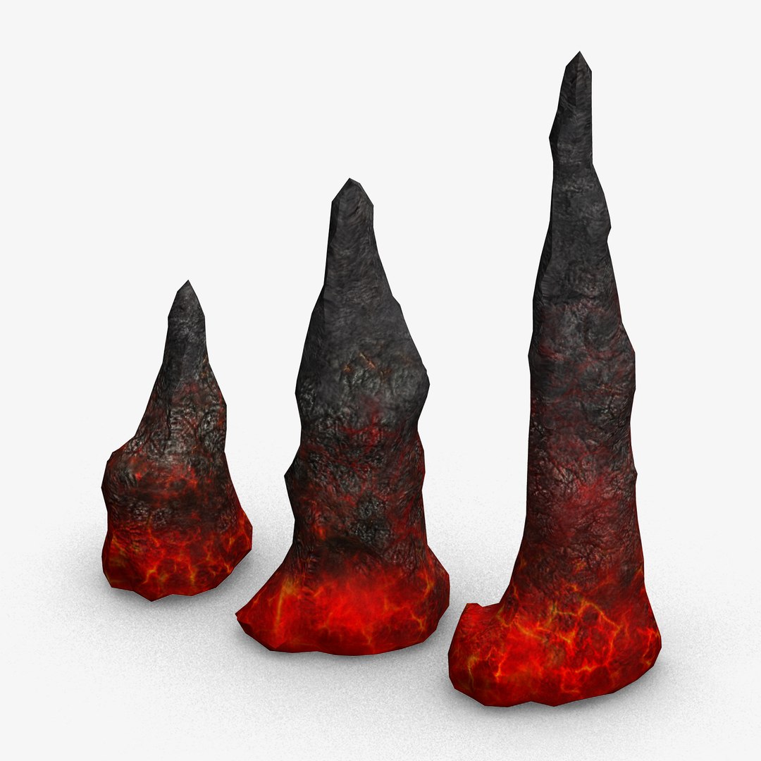 3D Set Stalagmites - Model - TurboSquid 1595114