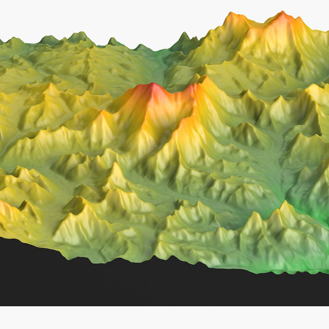 Landscape Mount Everest 3d Model
