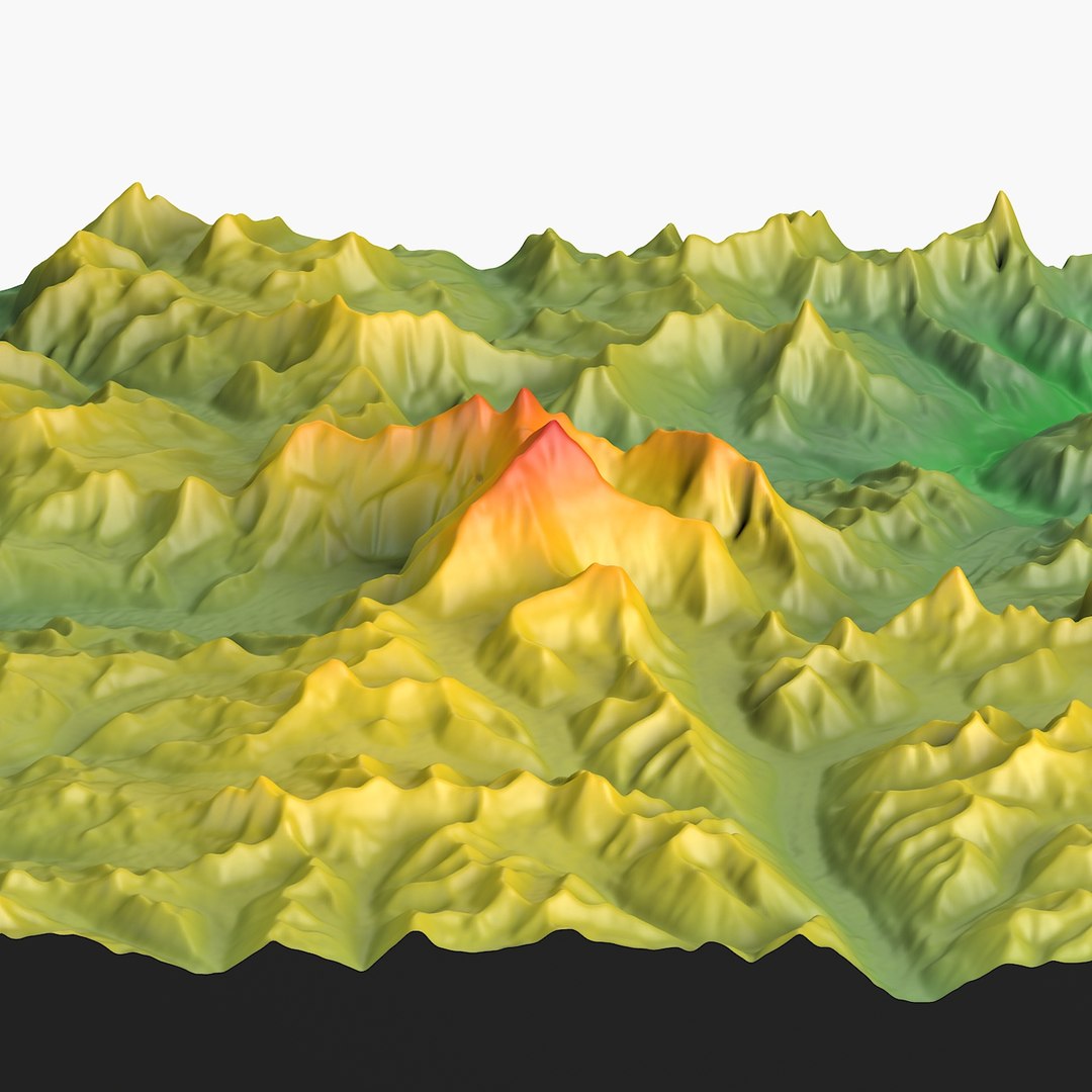 Landscape Mount Everest 3d Model