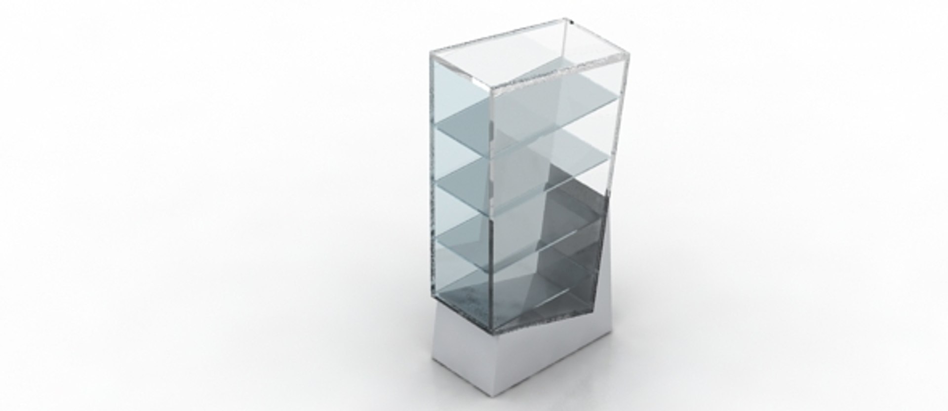 3d model glass case