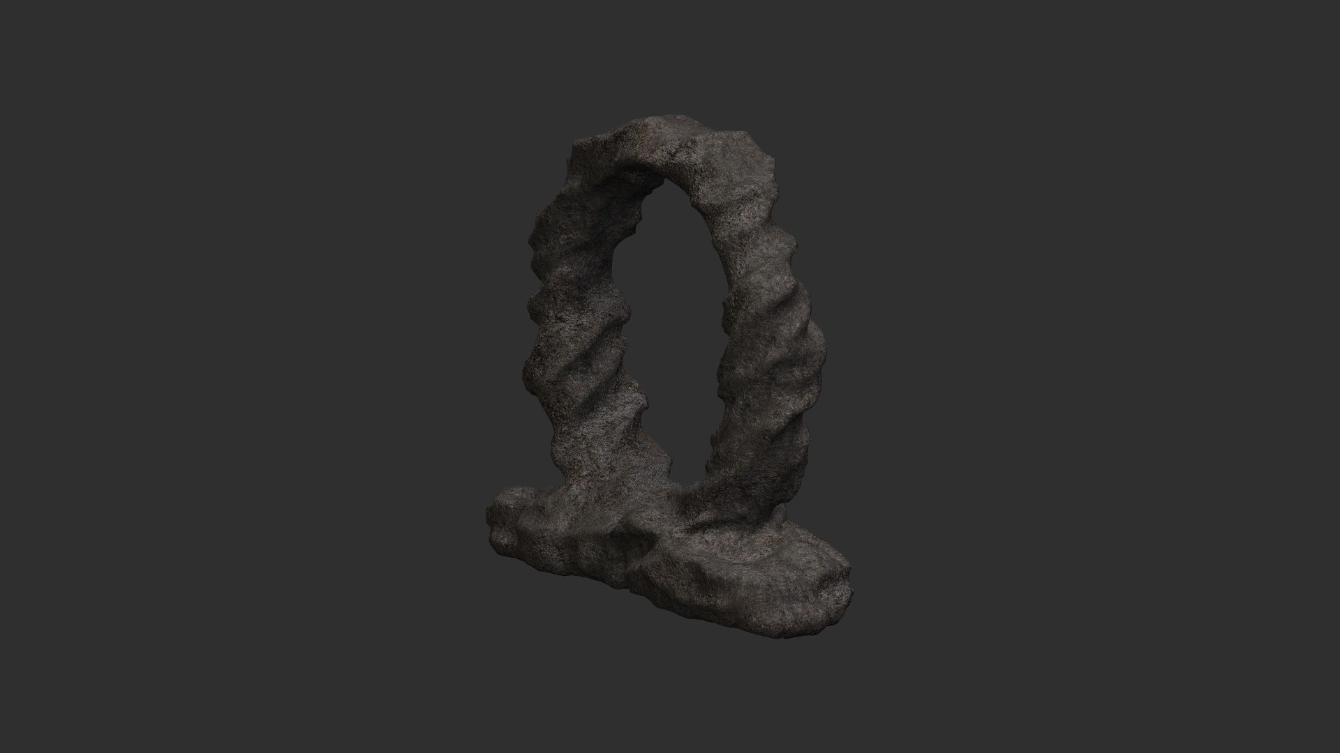 Free 3D Stone Portal 1 - Base Model - TurboSquid 2212871