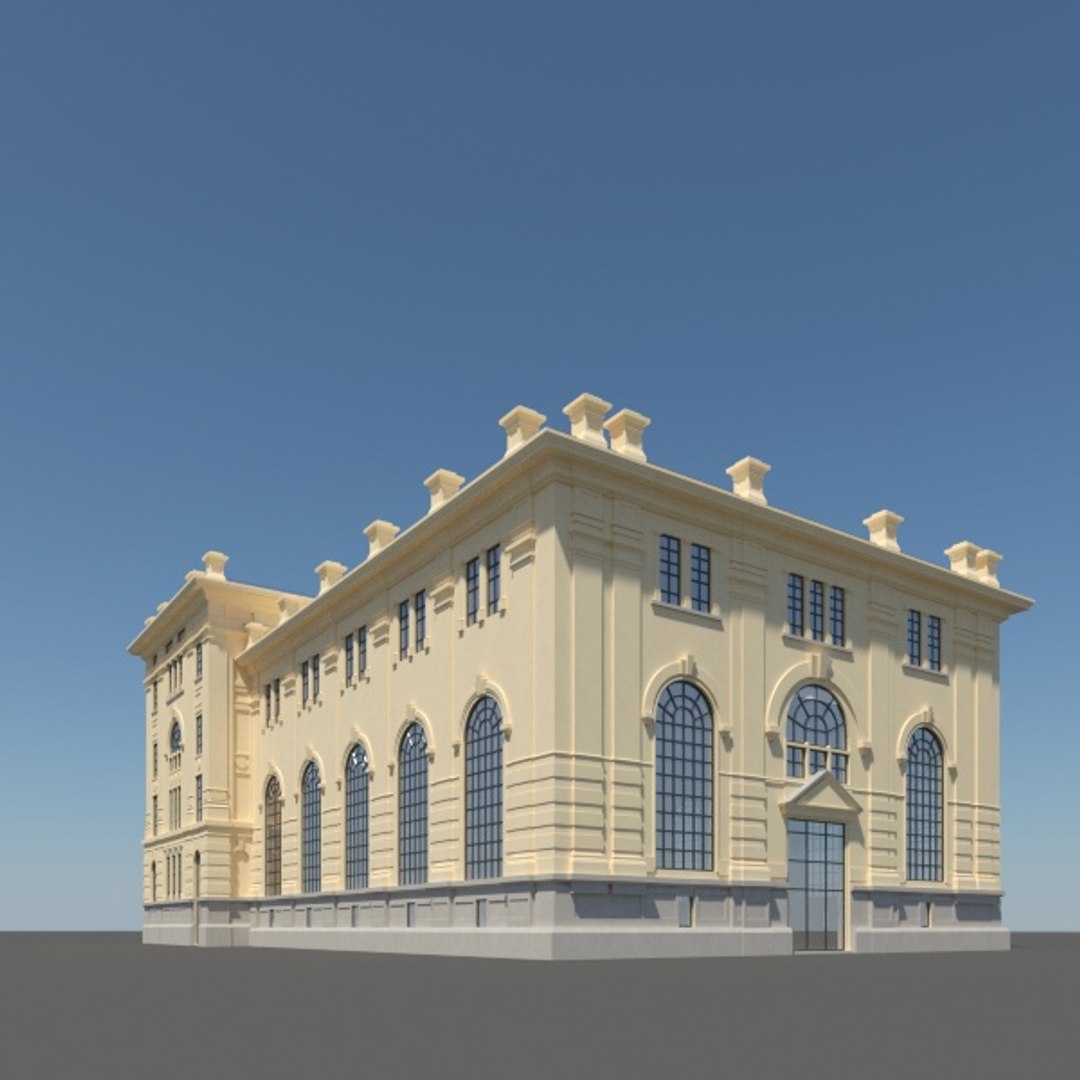 3d Model Old Building