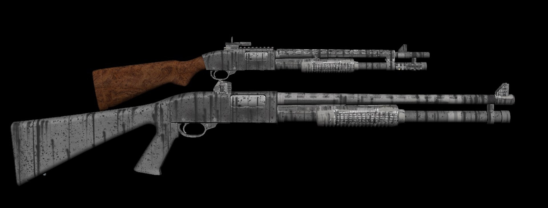 Remington 870 Model - TurboSquid 1227633