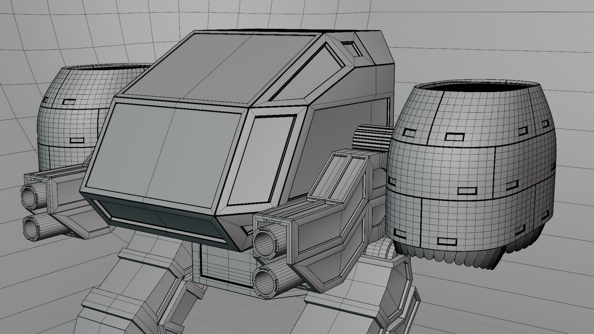 Game Ready Sci Fi Mech Robot Rigged PBR 3D Model - TurboSquid 2444054