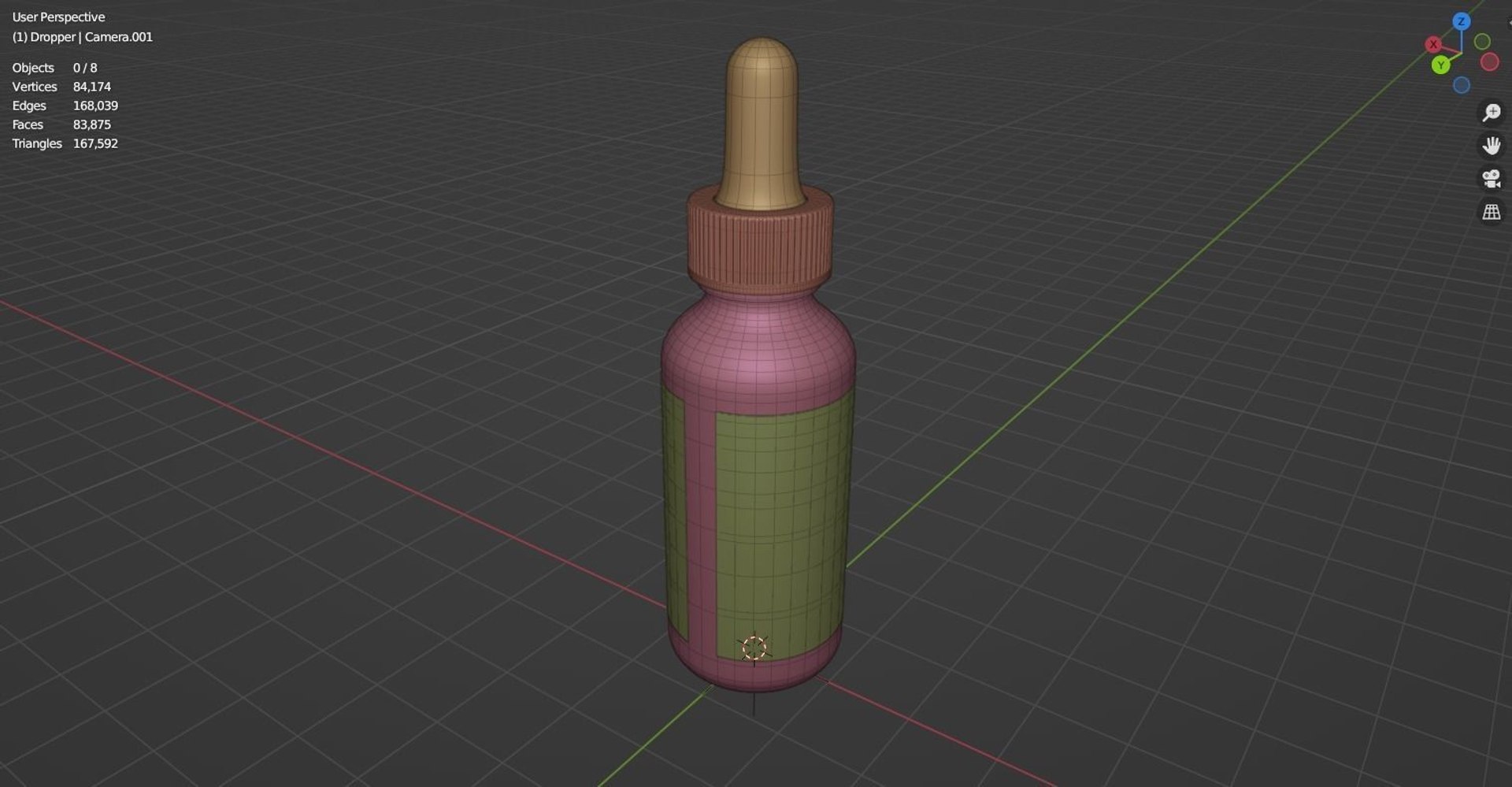 Dropper Bottle 3D model - TurboSquid 1873540