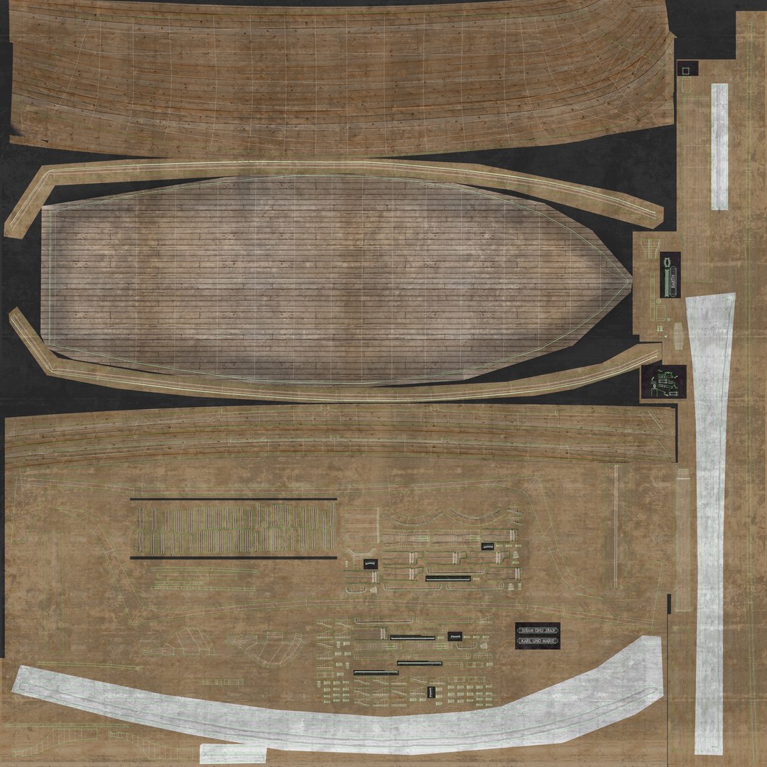 Galeas ship sea 3D model - TurboSquid 1152106