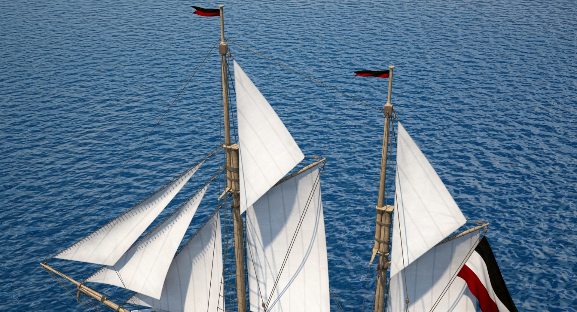 Galeas Ship Sea 3D Model - TurboSquid 1152106