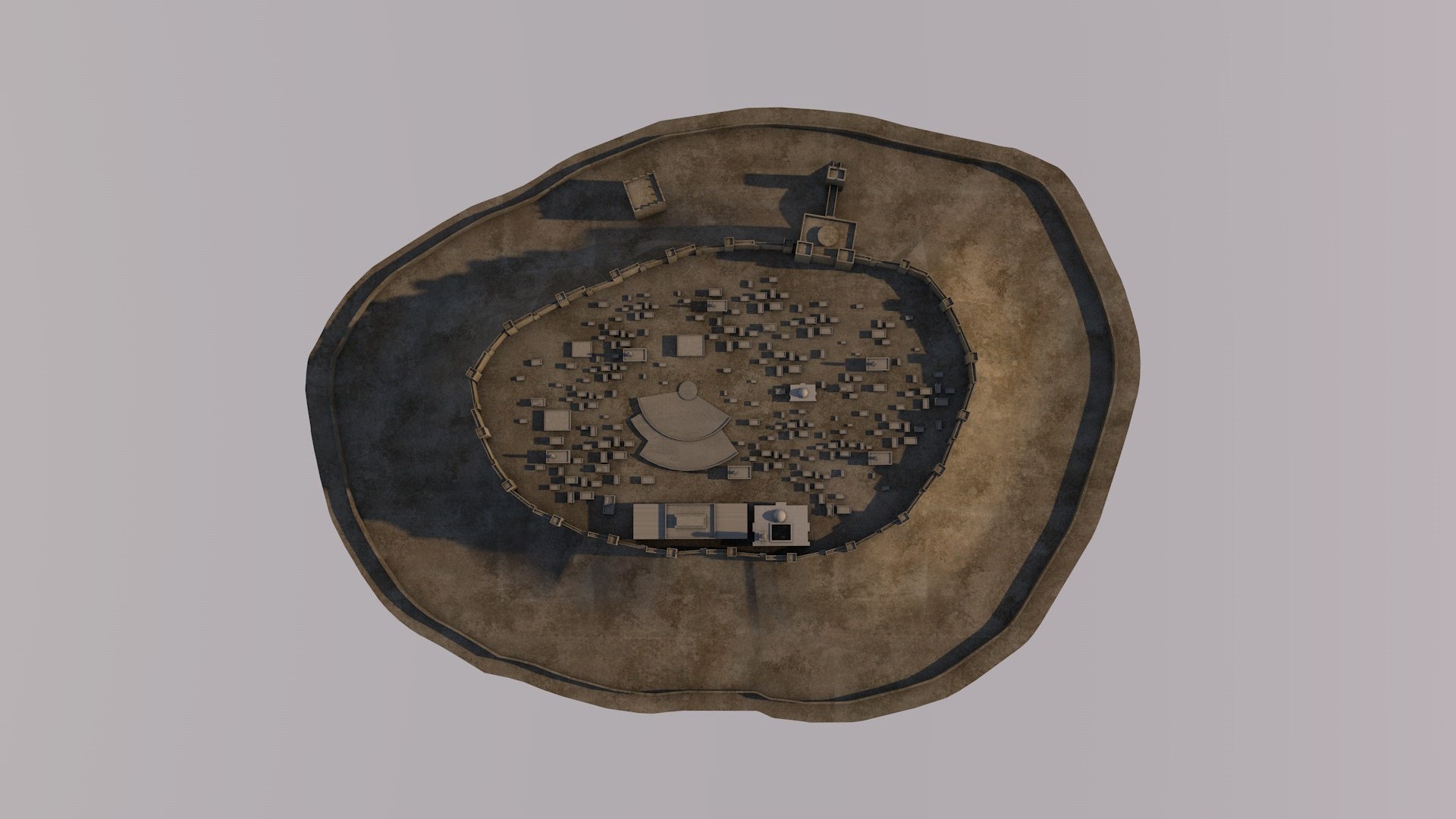 Aleppo Citadel 3D - TurboSquid 2093404