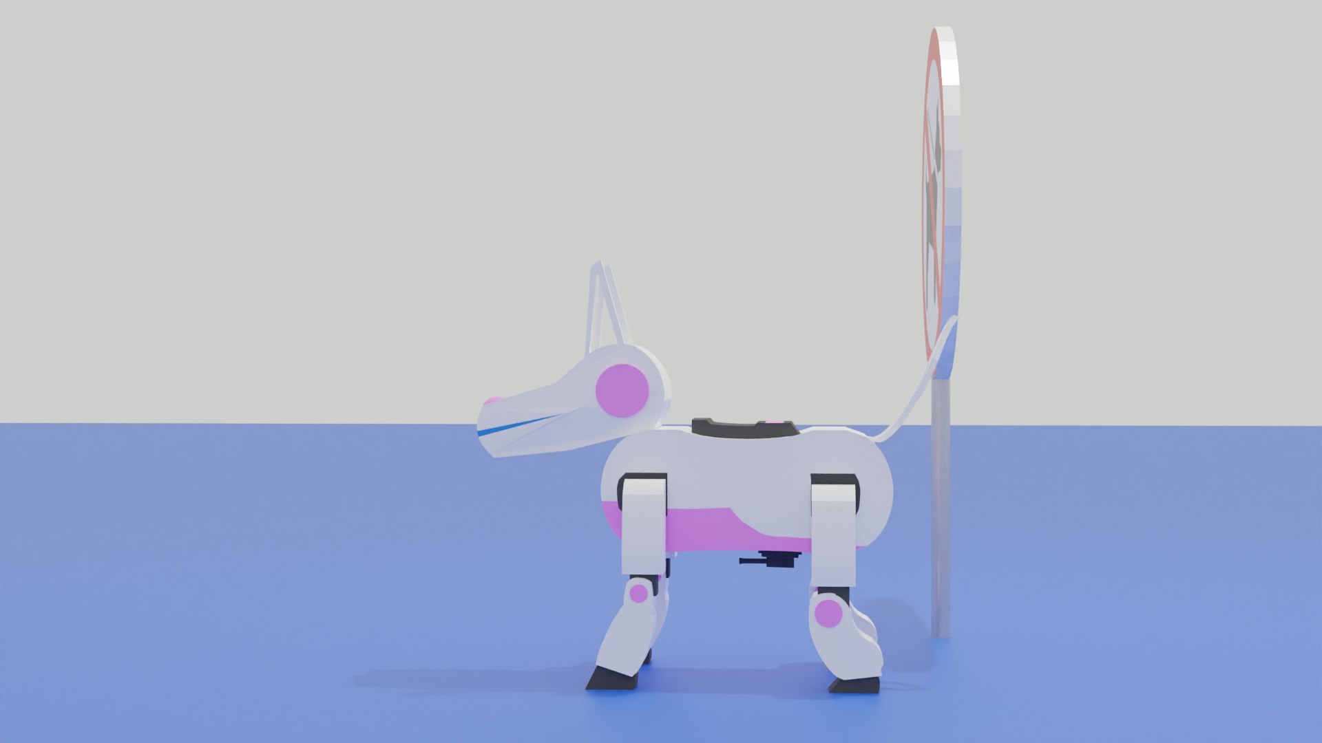 3D Model Low Poly Dog Mech - TurboSquid 1917054