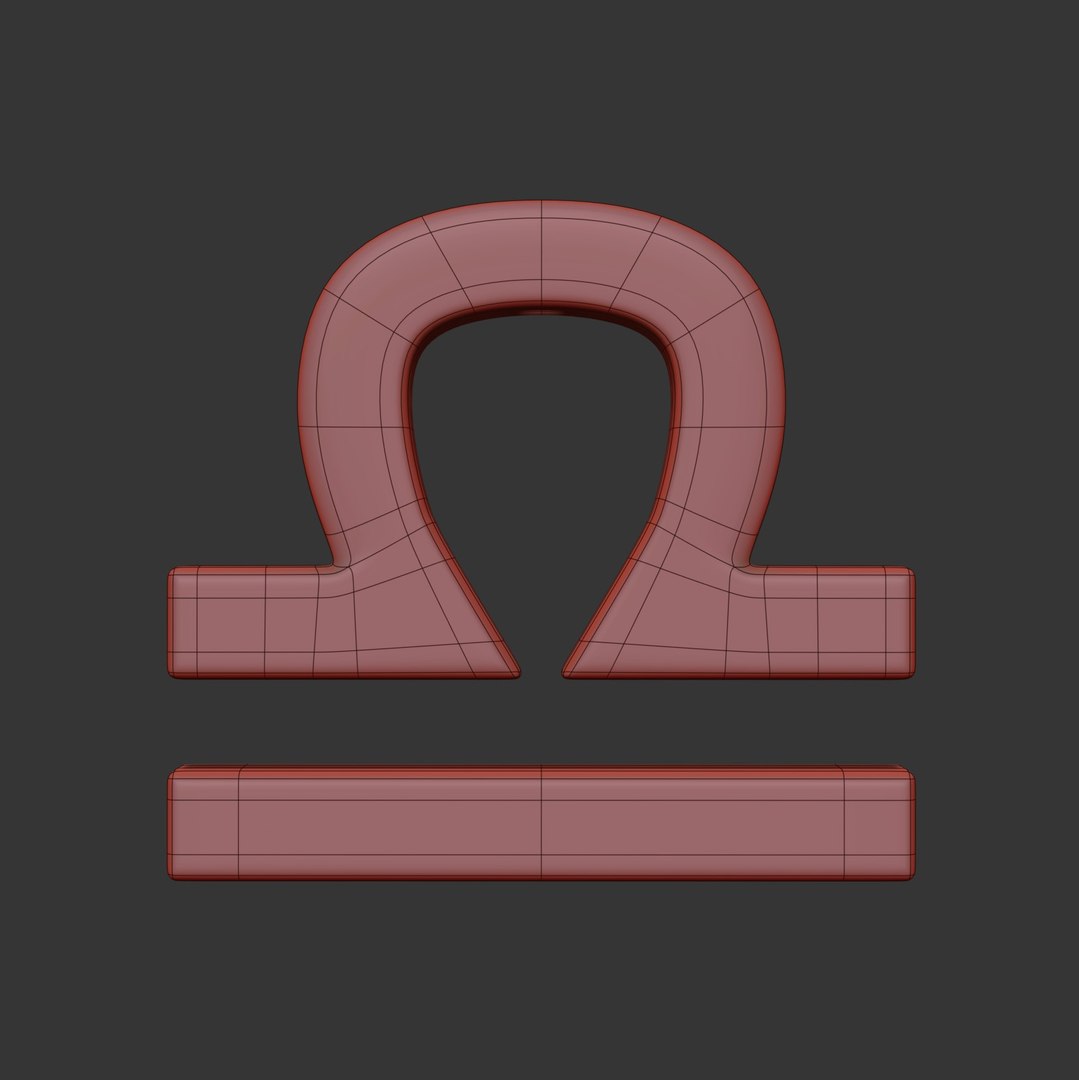3D sign libra - TurboSquid 1623844