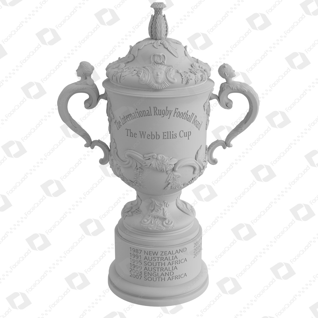 3D The Webb Ellis Cup Trophy Model - TurboSquid 1747814