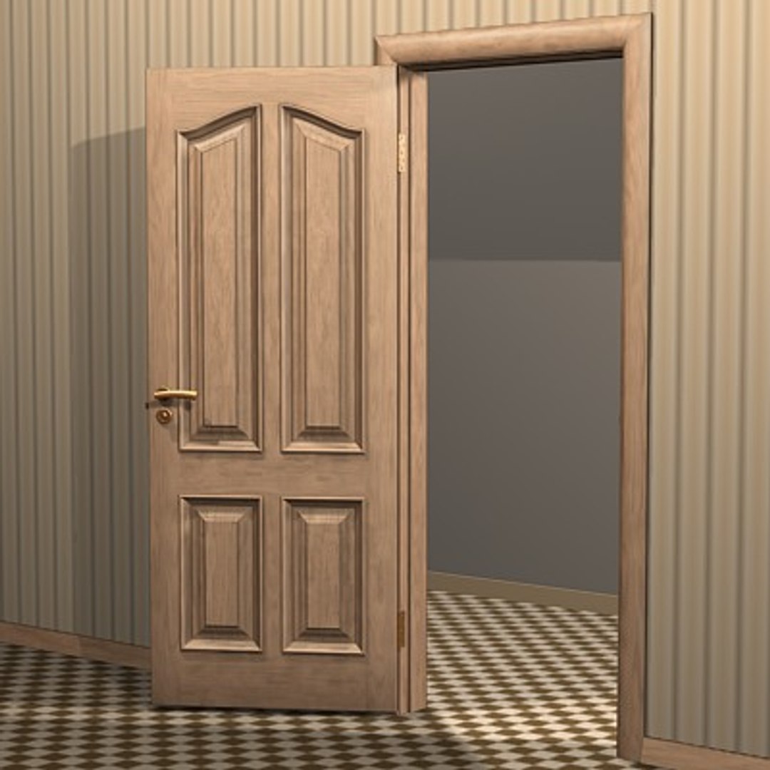 Interior Door 3d Model