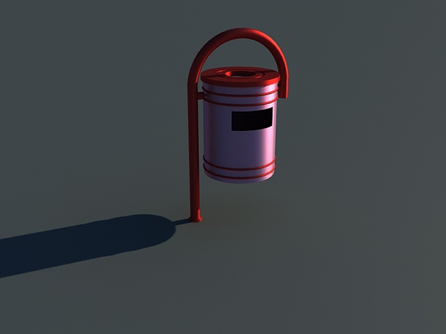 3d trash model