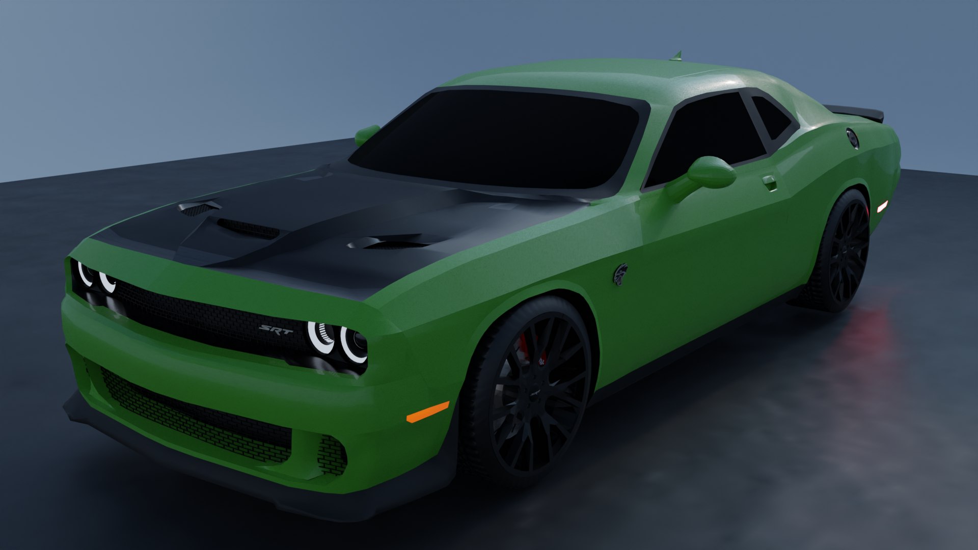 modelo 3d Dodge Challenger SRT Hellcat - TurboSquid 2064864
