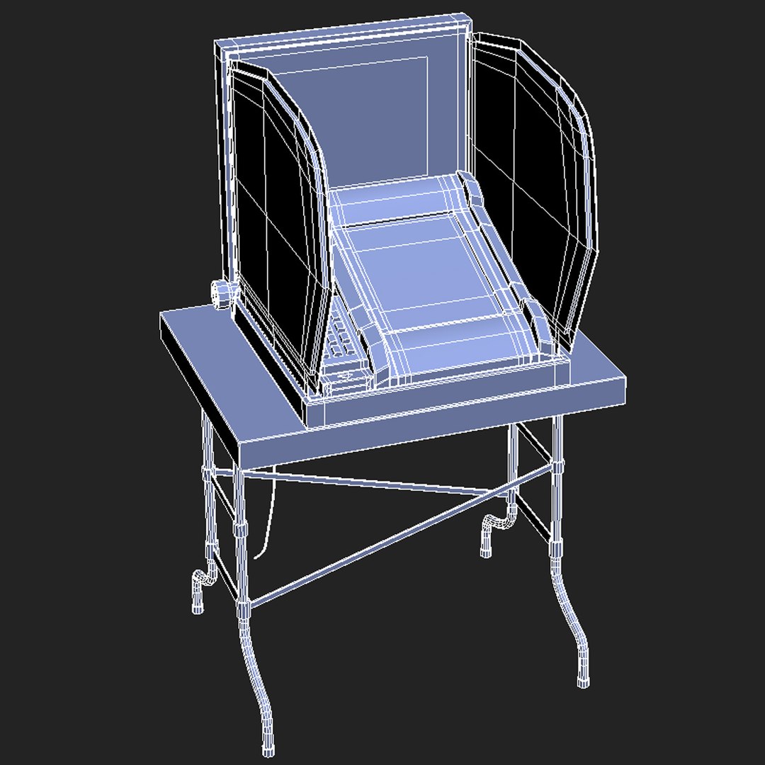 3d Model E-voting Machine