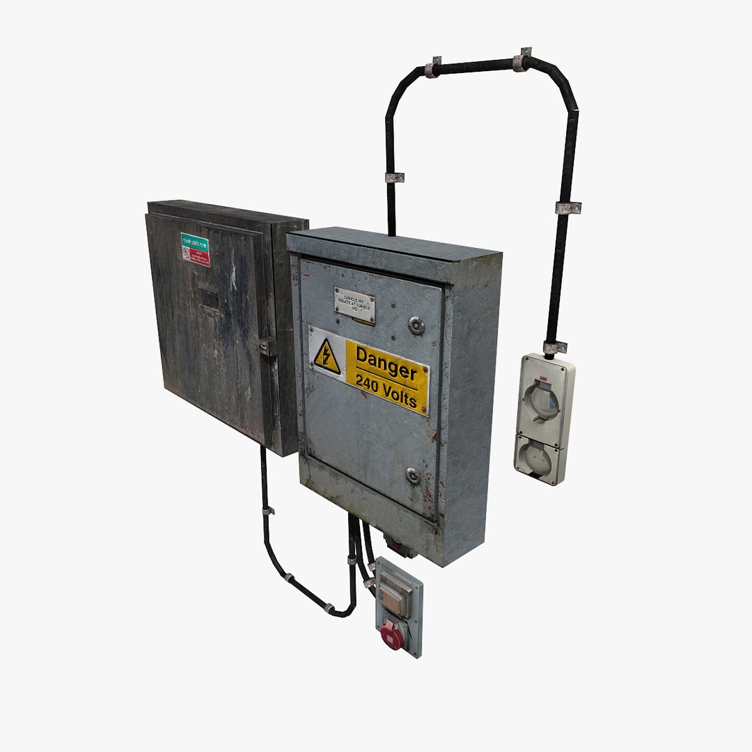 Props: Electricity Box 3D Model - TurboSquid 1155193