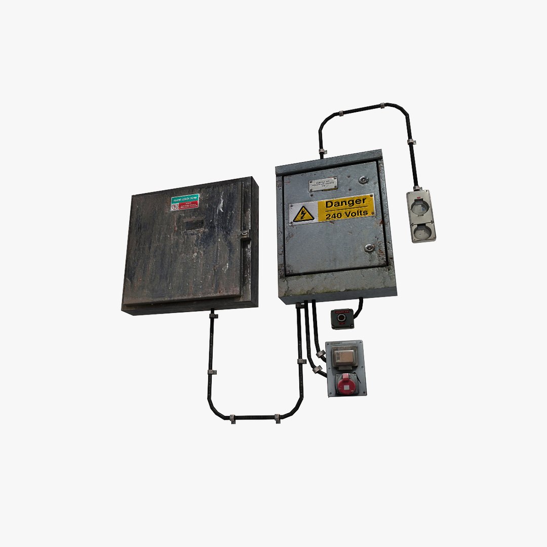 Props: Electricity Box 3D Model - TurboSquid 1155193