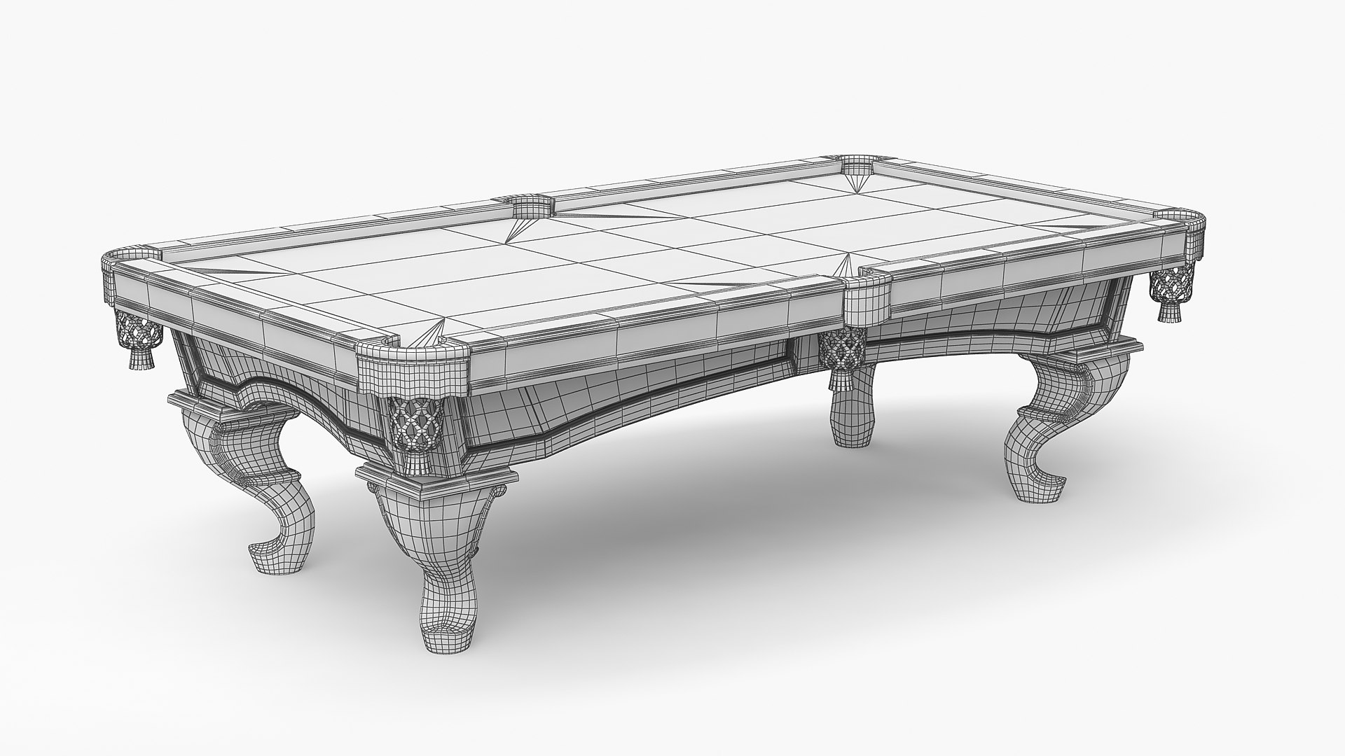 Billiard Table V1 3D - TurboSquid 1764706
