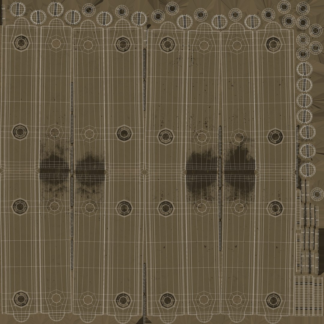 3D Rustic Bookcase Model - TurboSquid 1732968