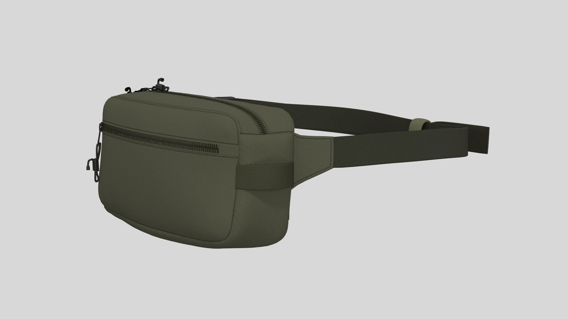 3D Waistbag Fanny Pack Clo3d - TurboSquid 2018041