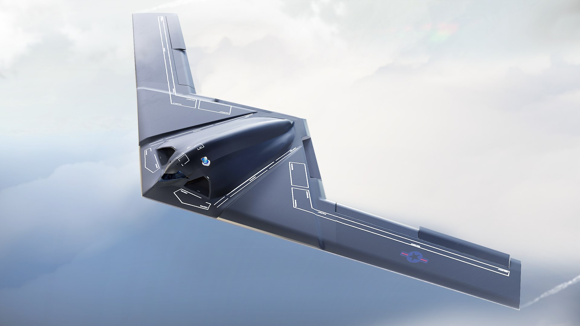 3D Model Northrop Grumman B-21 Raider Stealth Bomber - TurboSquid 2087211