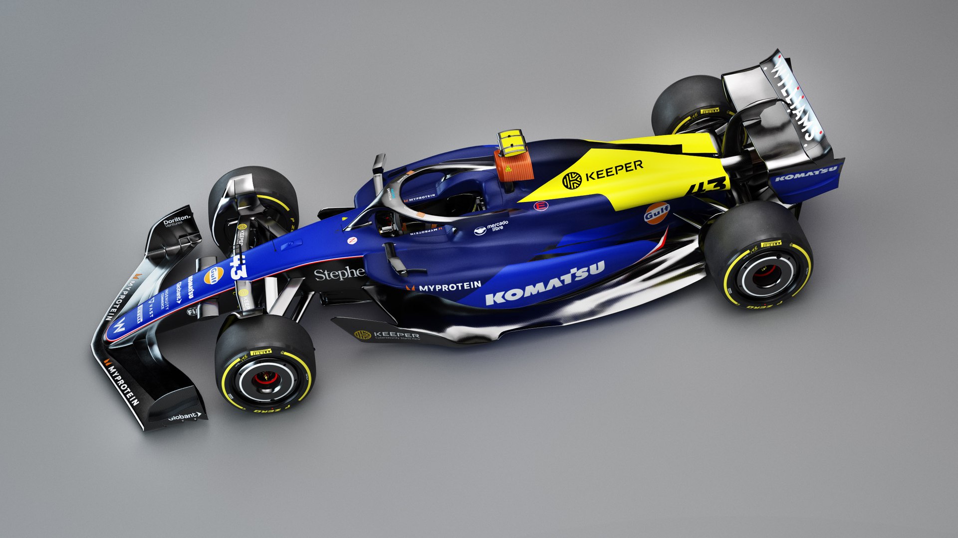 F1 Williams FW46 Season 2024 3D Model - TurboSquid 2309051