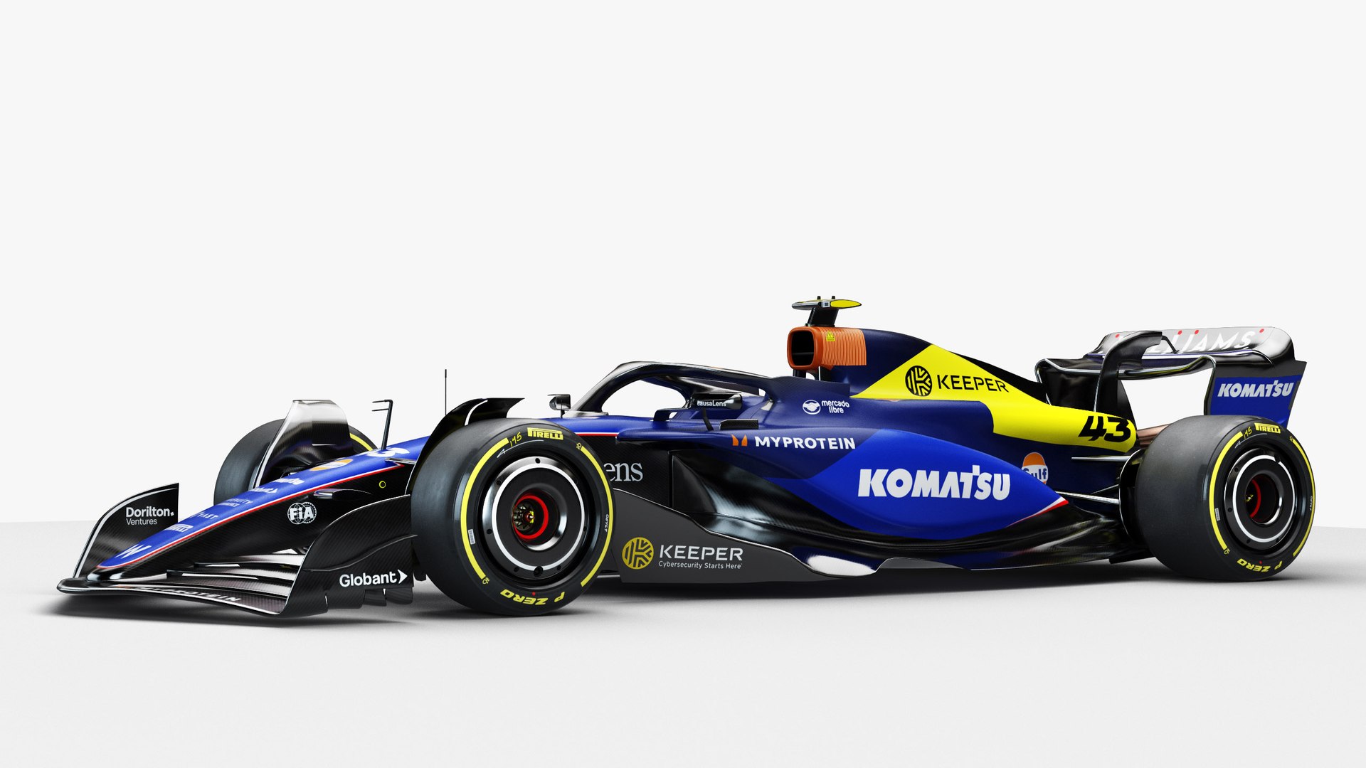 F1 Williams FW46 Season 2024 3D Model - TurboSquid 2309051