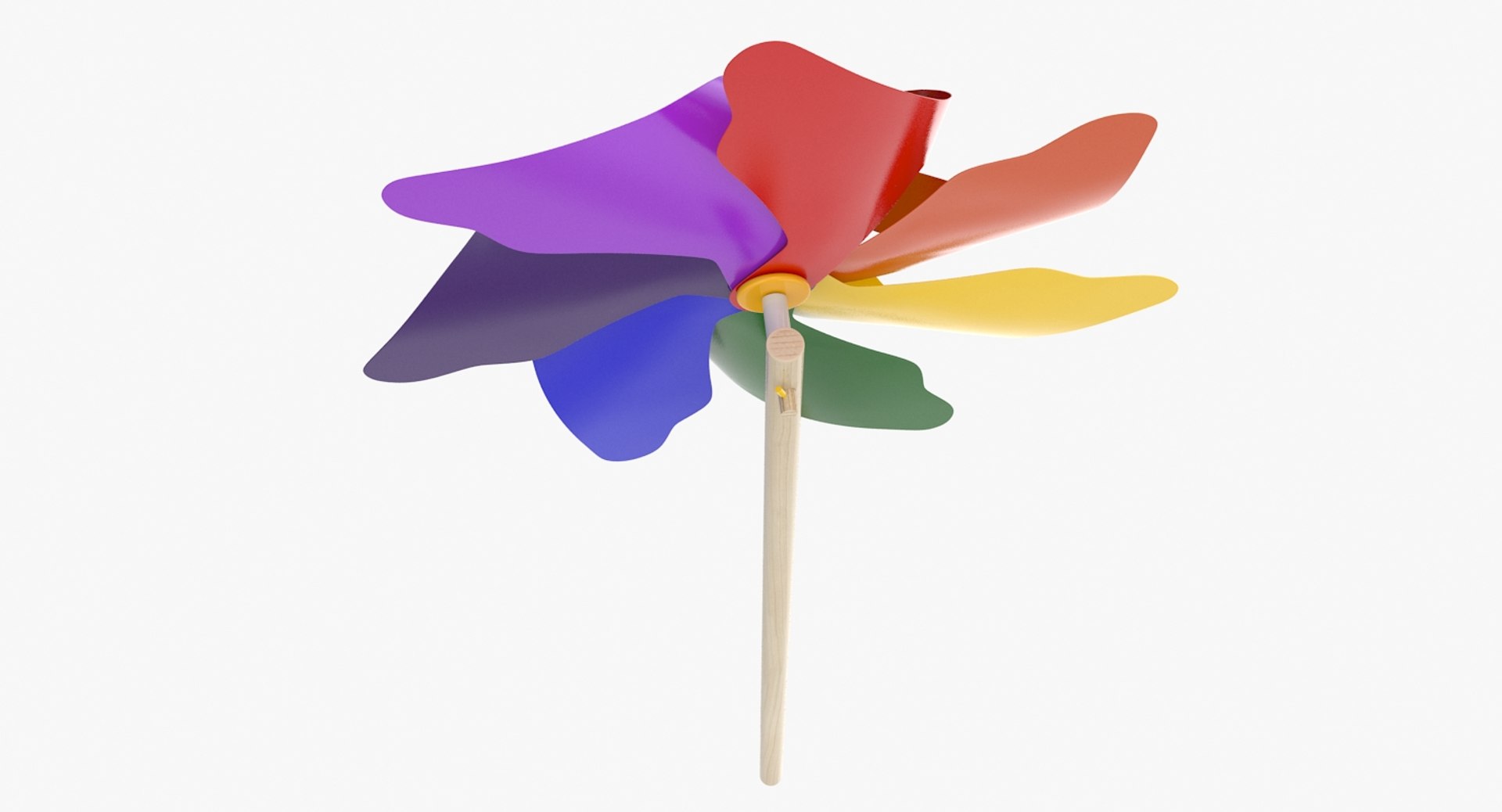 Pinwheel color 3D model - TurboSquid 1377571