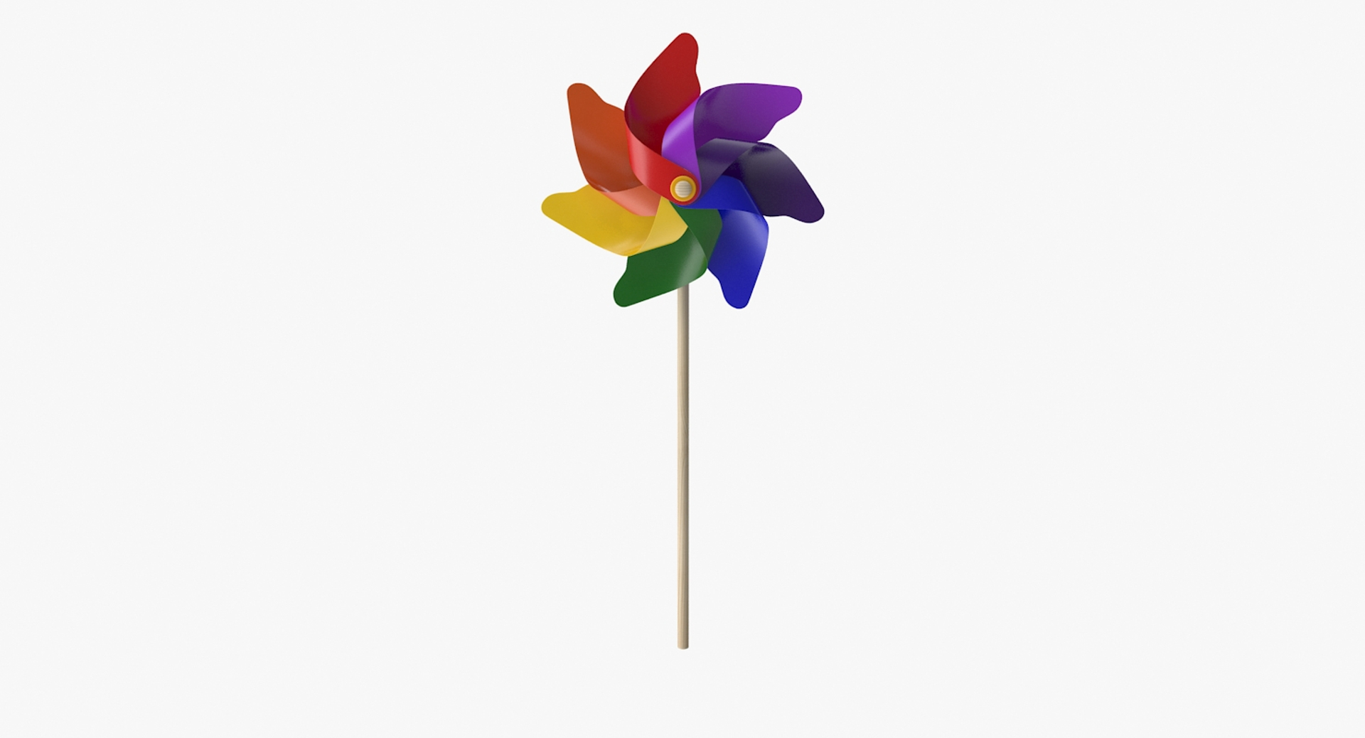 Pinwheel color 3D model - TurboSquid 1377571