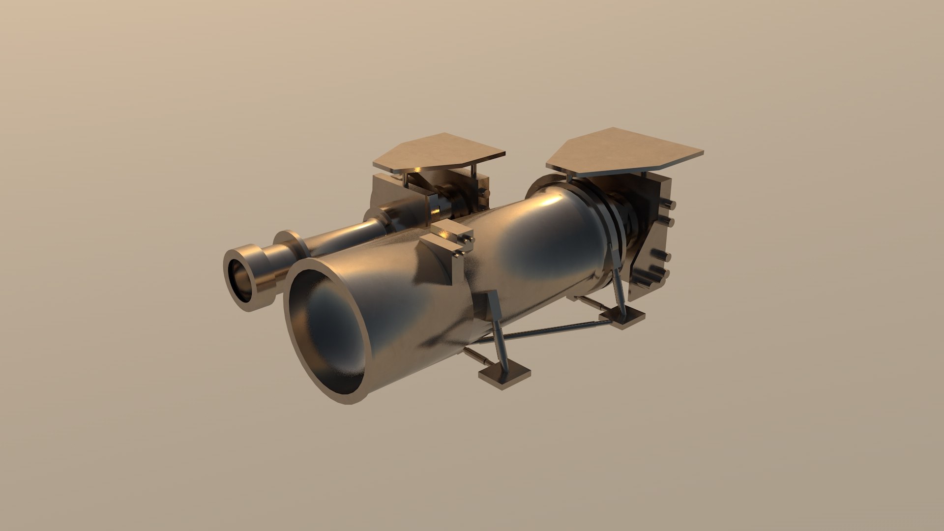 Cassini huygens sonda 3D model - TurboSquid 1686726
