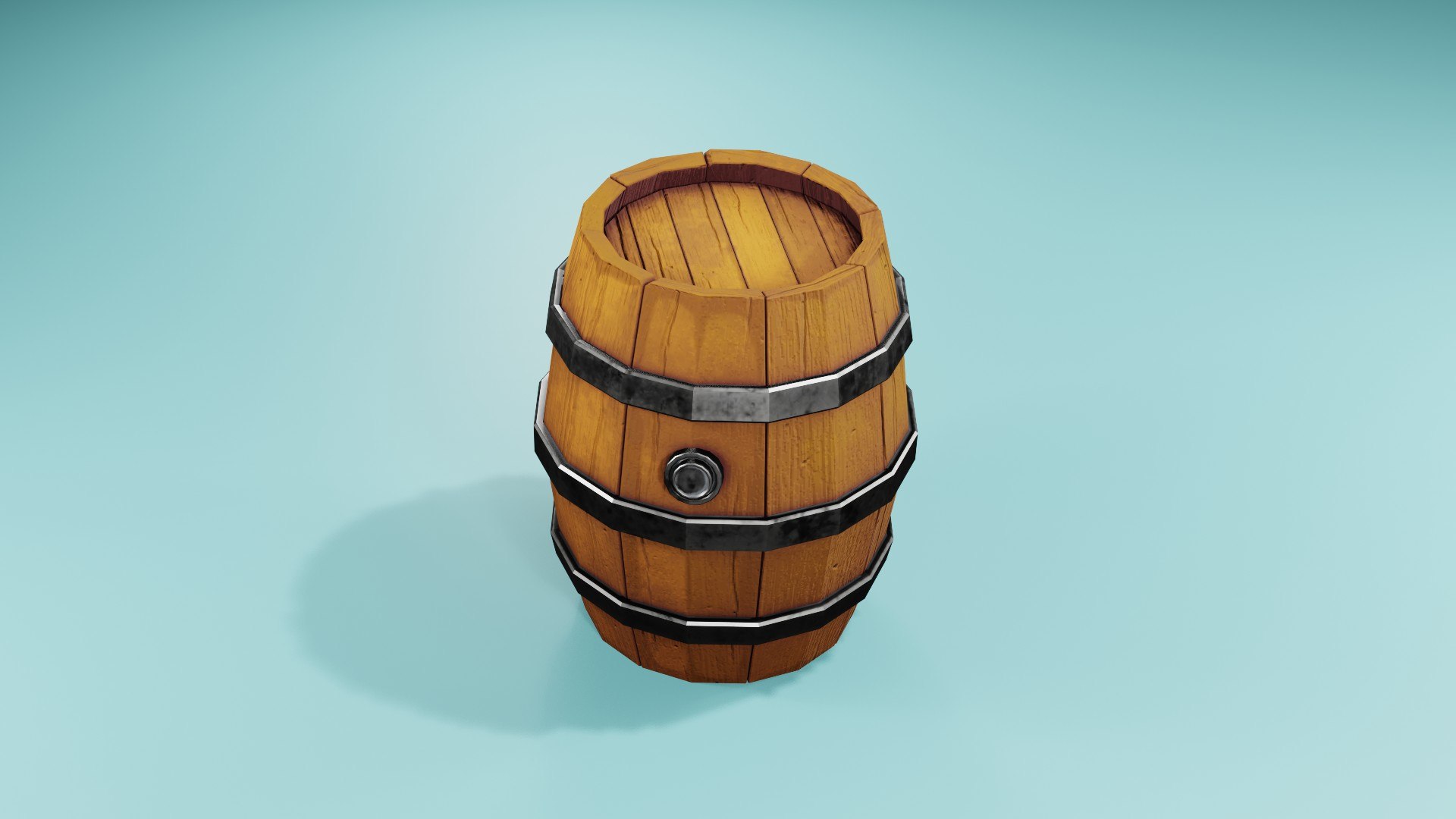 Stylized Barrel 3D - TurboSquid 2279153