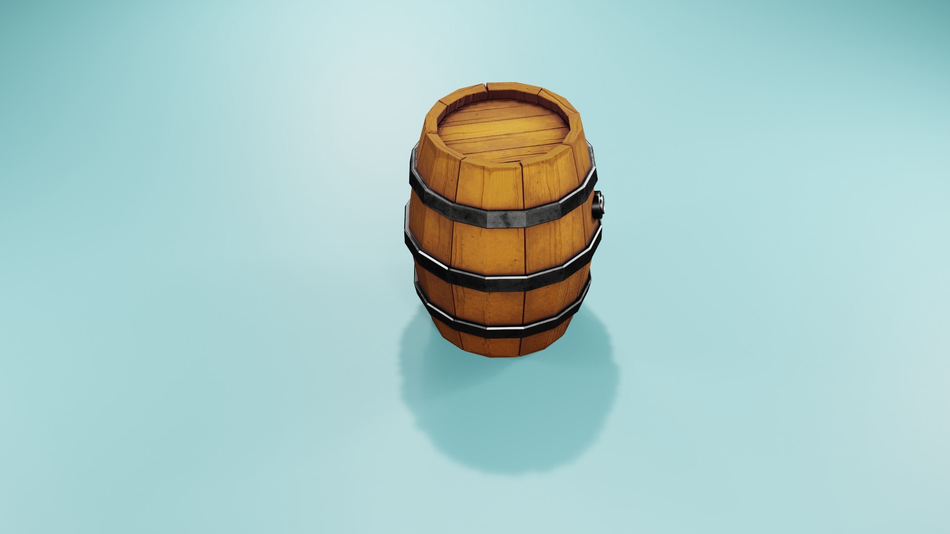 Stylized Barrel 3D - TurboSquid 2279153