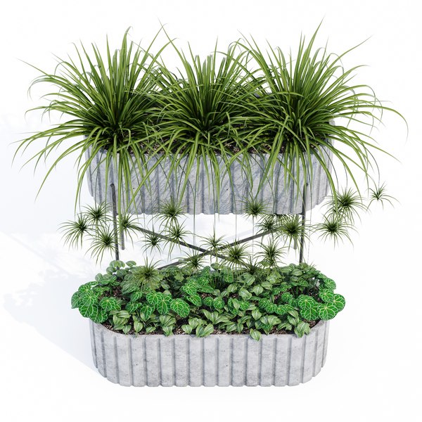 Ellipse linea flowerpot 3D - TurboSquid 1471900