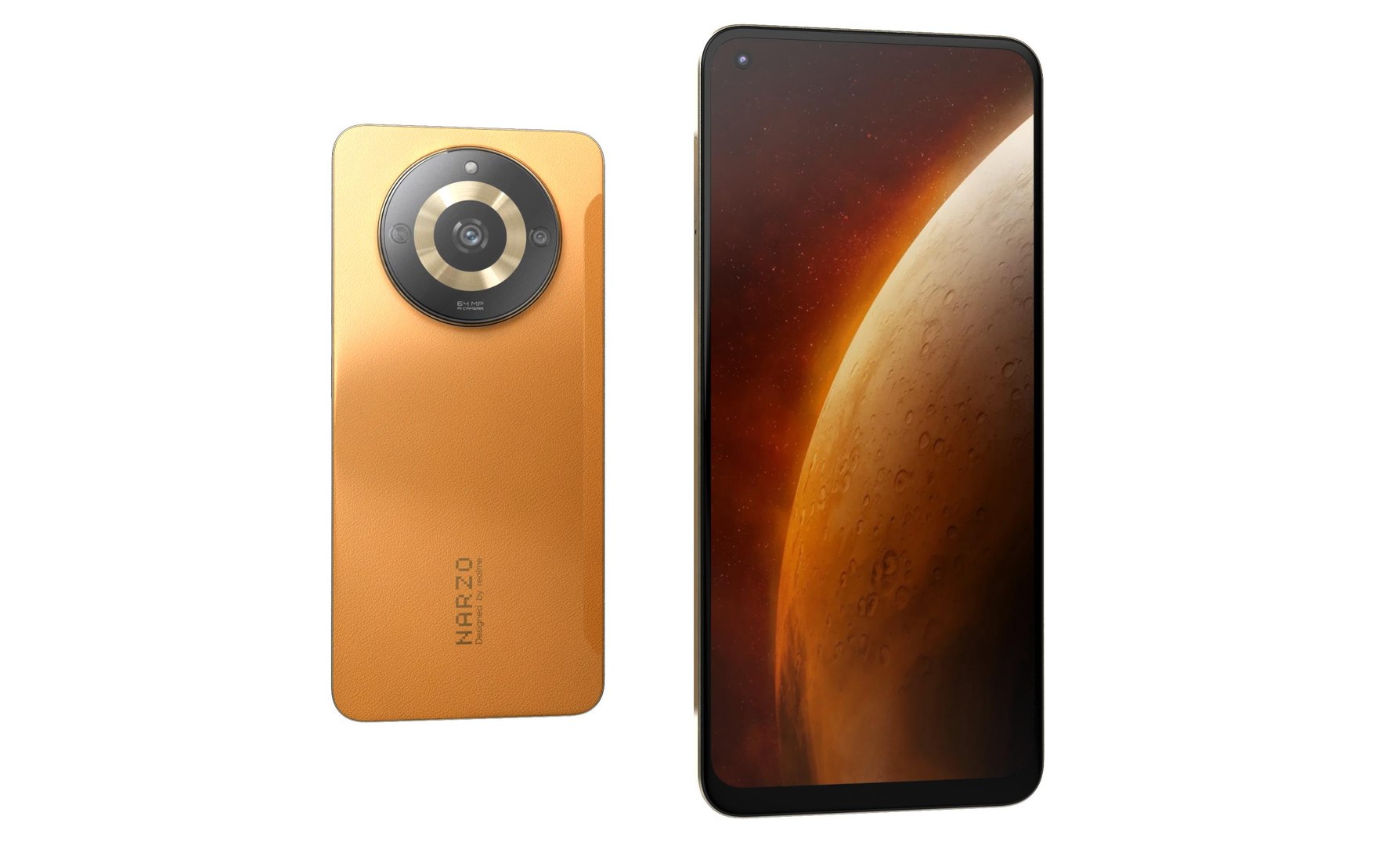 Realme Narzo 60 Mars Orange Model - TurboSquid 2094440