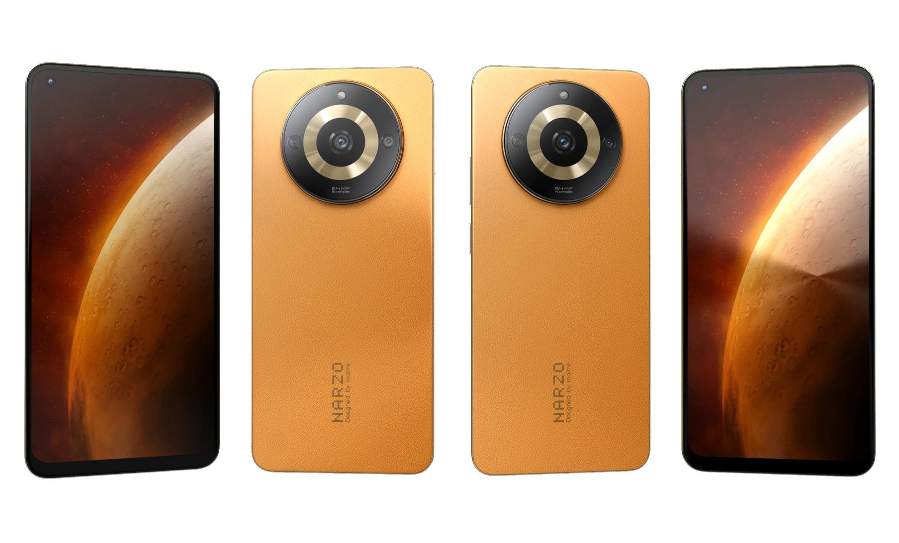 Realme Narzo 60 Mars Orange Model - TurboSquid 2094440