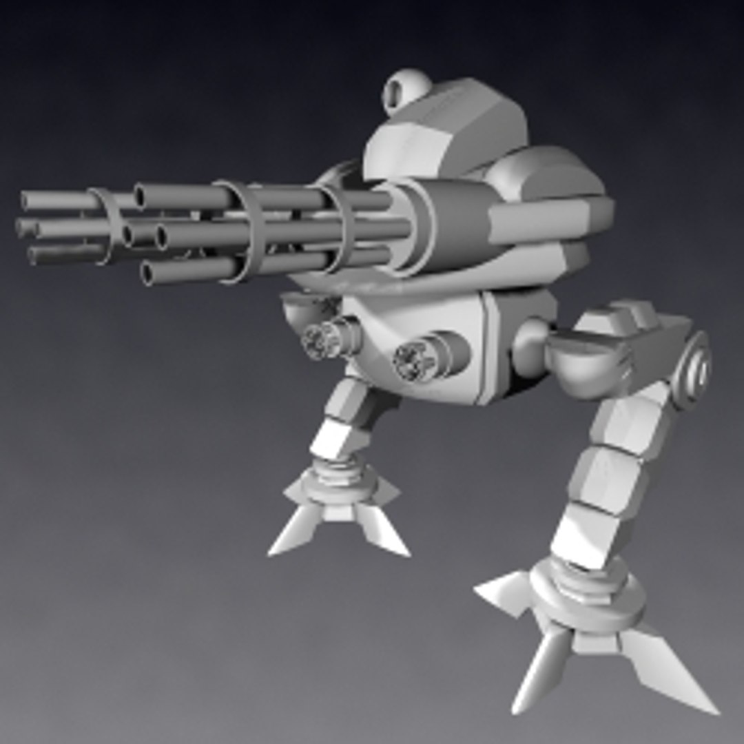 3d model mech warrior