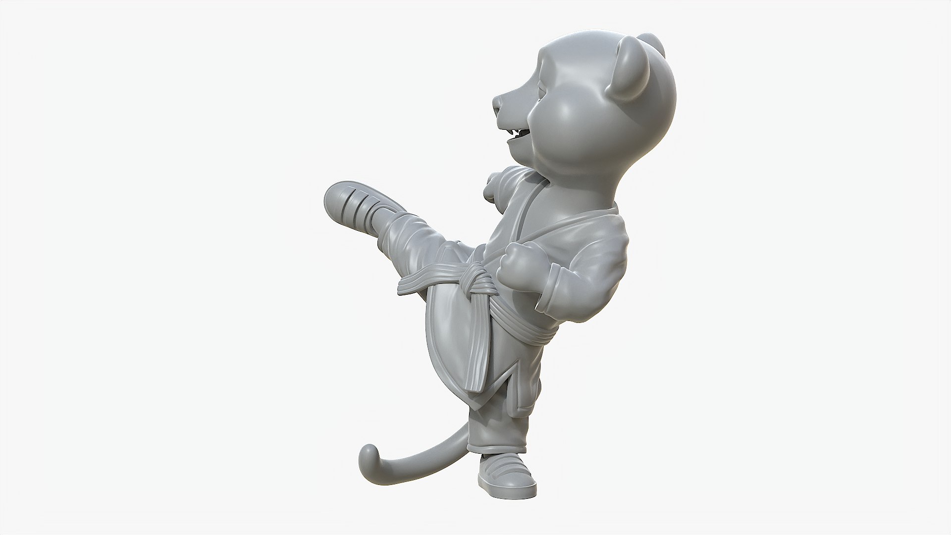 Karate Tiger Cub 2 3D Model - TurboSquid 1918917